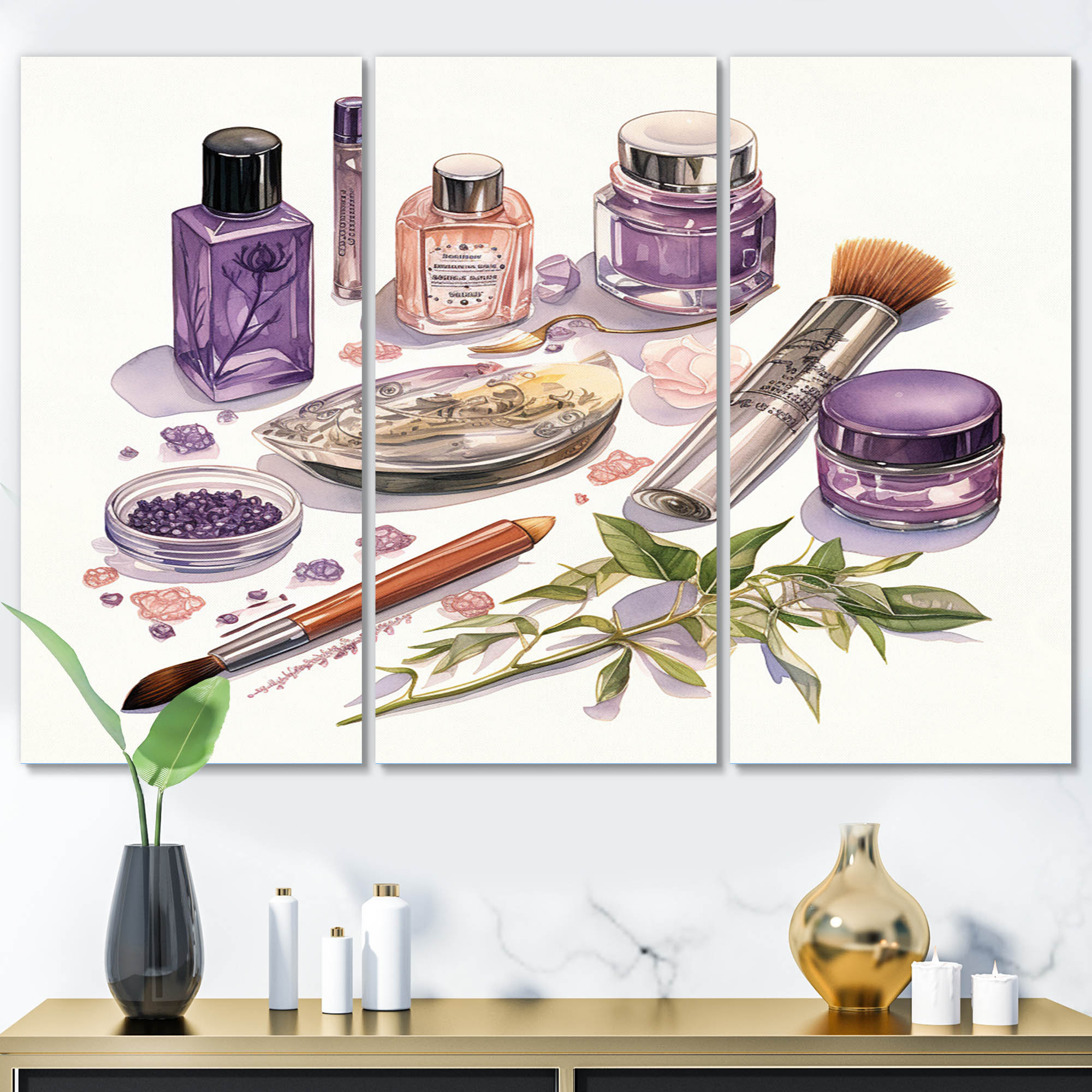 Design Art Natural Cosmetics Lavender Bliss Eco Make-Up III ...