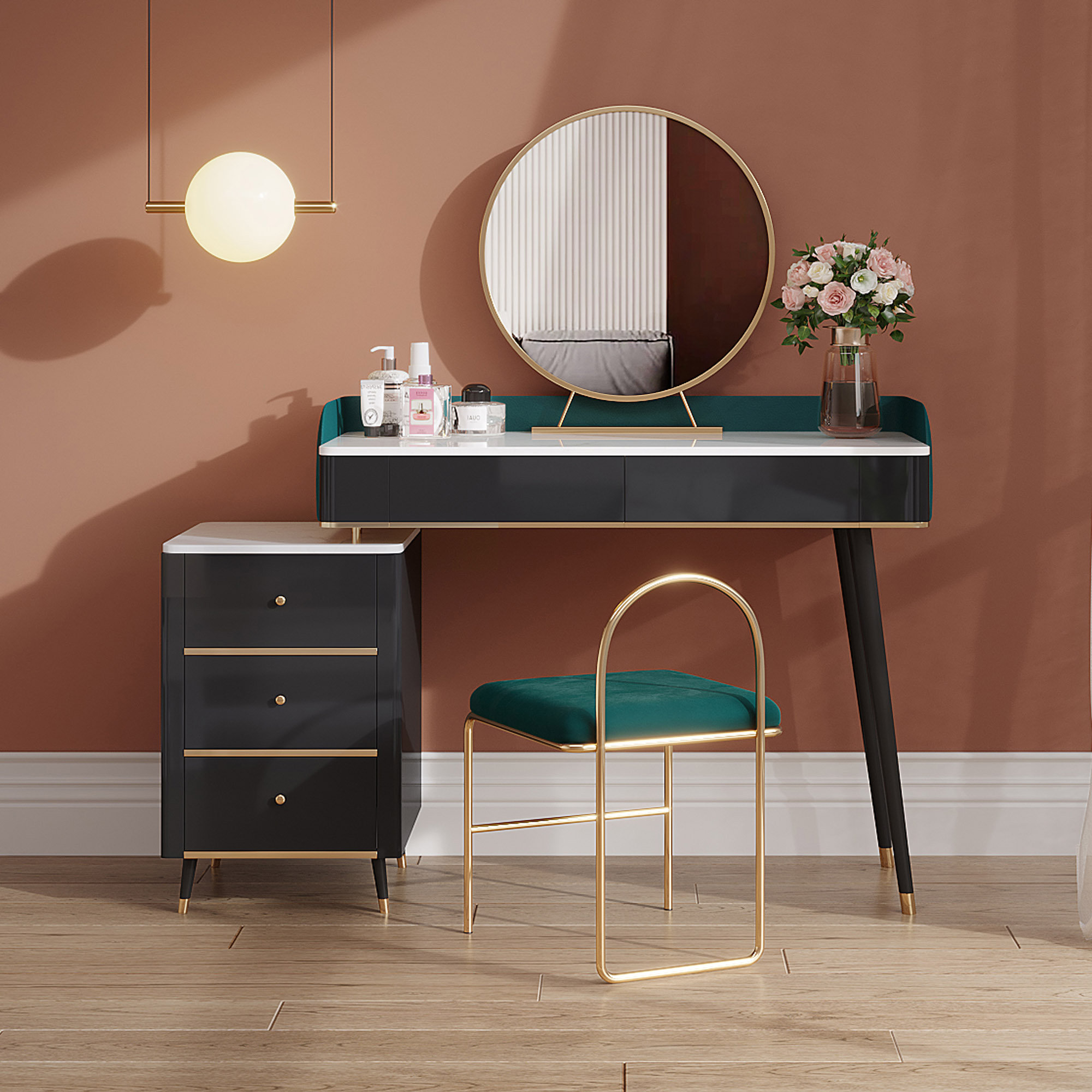 Corrigan Studio® Bedroom Vanity | Wayfair