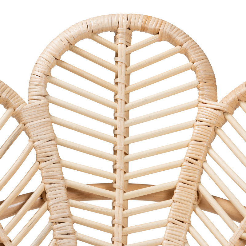 Bay Isle Home™ Bianca Modern Bohemian Rattan Flower Chair & Reviews ...