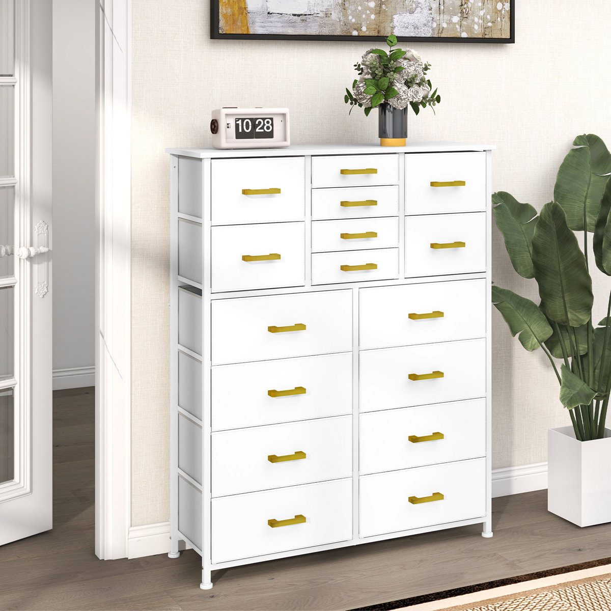 17 Stories Kelsea 16 - Drawer Dresser, Chest of Drawers,Tall Dresser ...