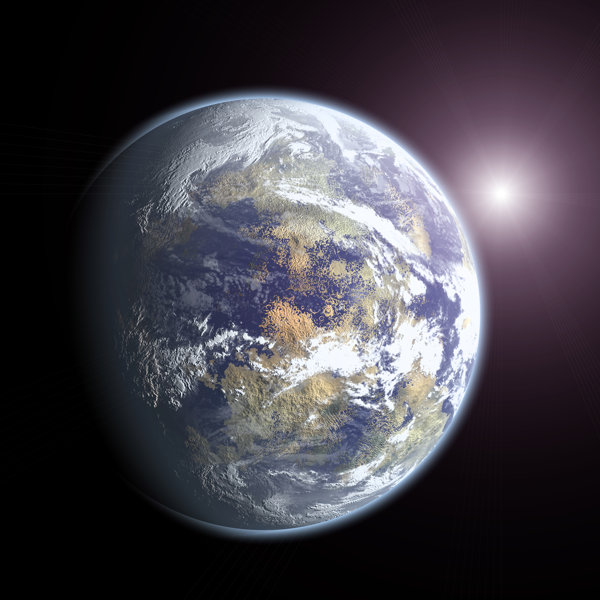 Latitude Run Earth From Space by Alexsl - No Frame Art Prints on Canvas ...