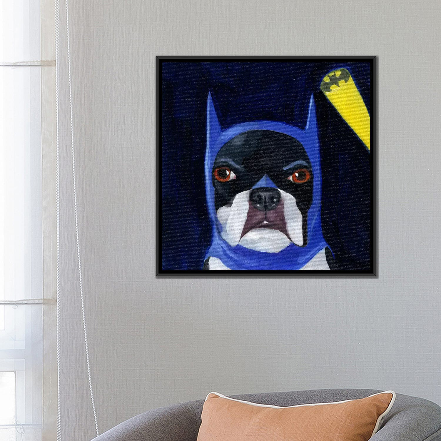 Trinx 'Hat 15-2 Bat' by Brian Rubenacker Graphic Art on Canvas | Wayfair