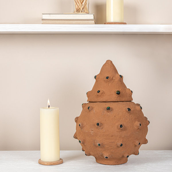 Dakota Fields Paper Mache Storage Jar | Wayfair