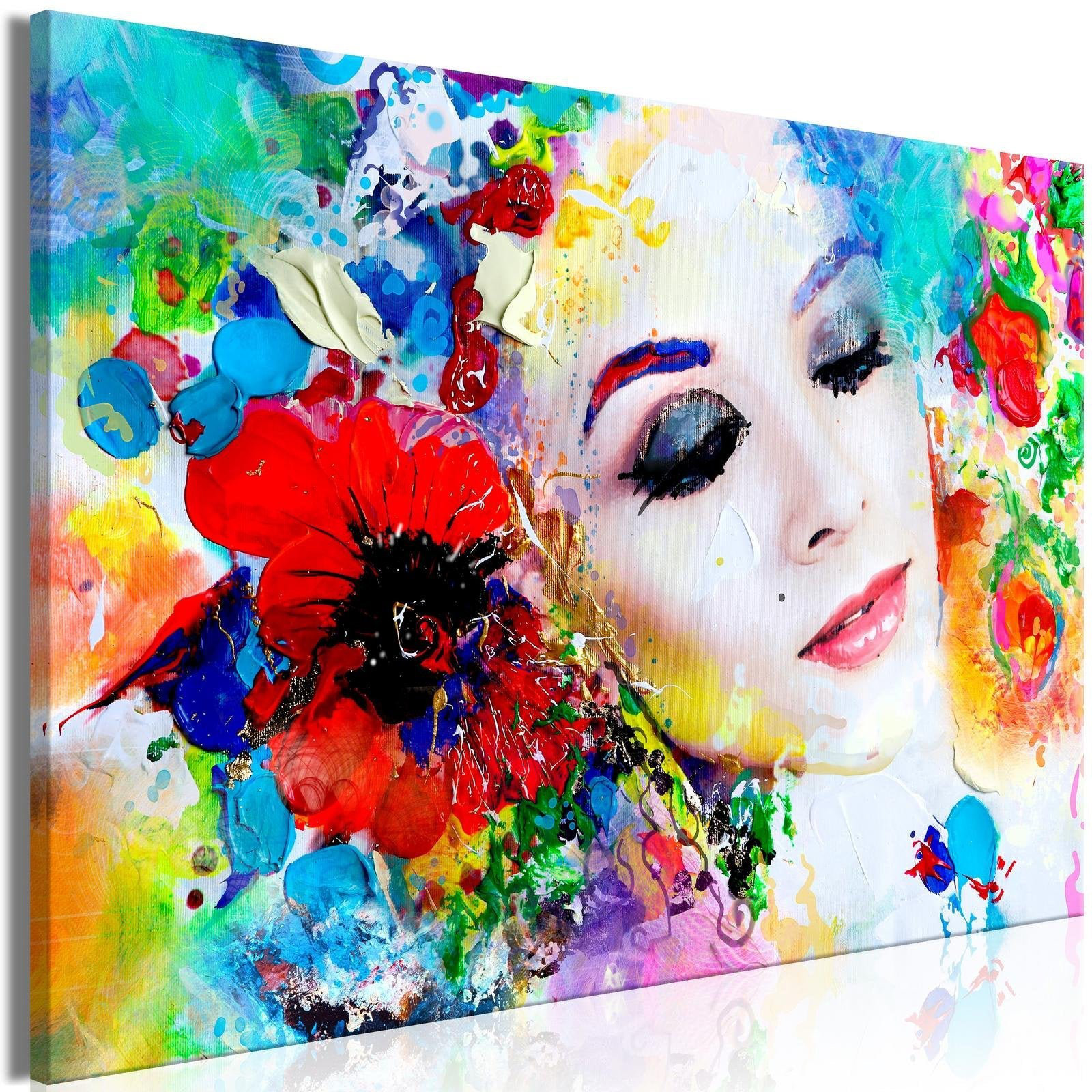 Red Barrel Studio® Colorful Thoughts Wide - Wrapped Canvas Painting ...