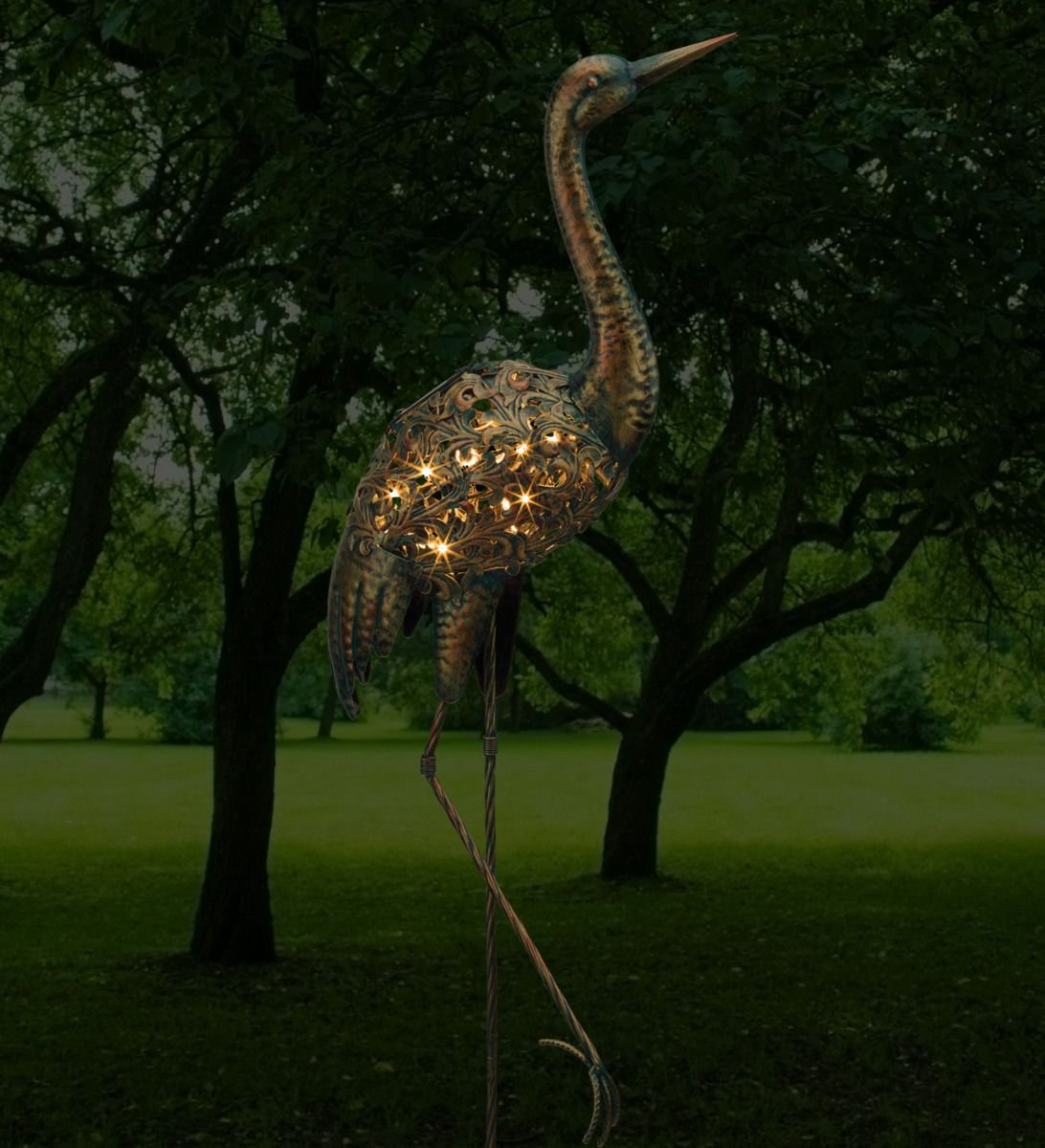Regal Art & Gift Solar Bird Stake - Crane & Reviews | Wayfair