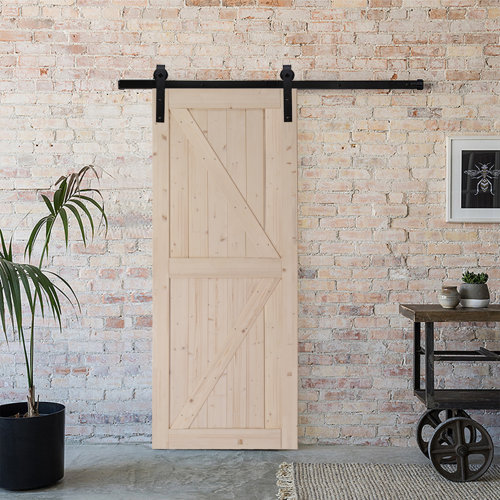 1-Panel Barn Doors You'll Love | Wayfair