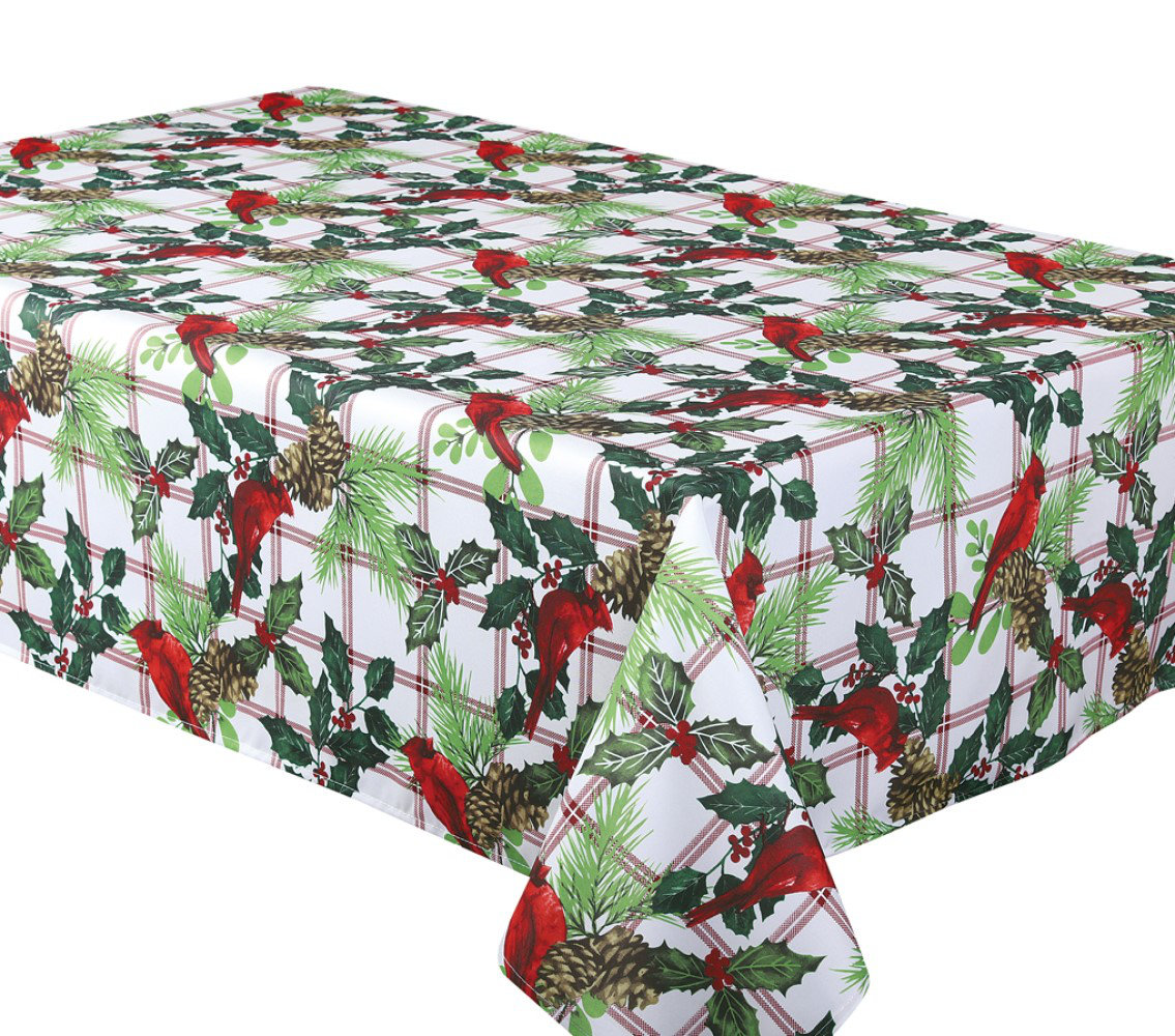 The Holiday Aisle® Cardinal Check Tablecloth | Wayfair