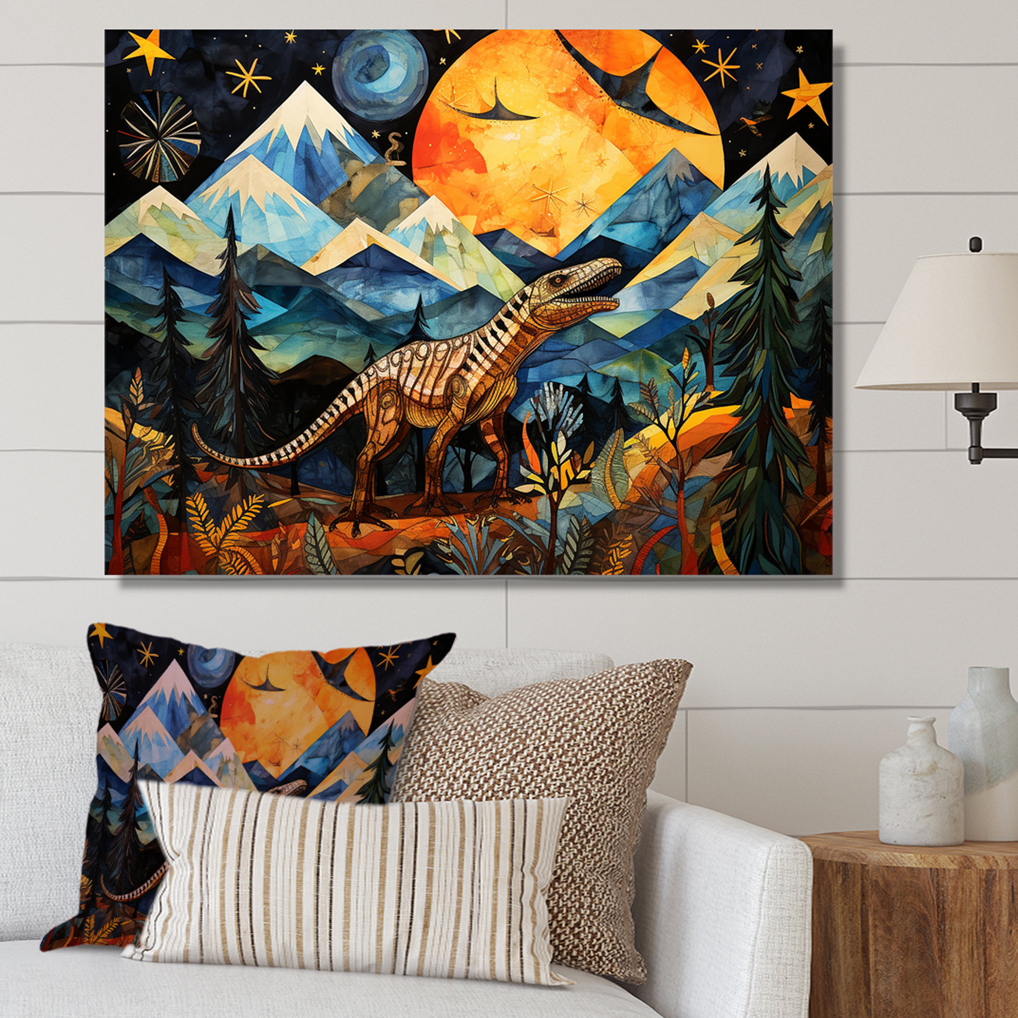 Trinx Ancient Dinosaur Legends II - Dinosaurwall Art | Wayfair