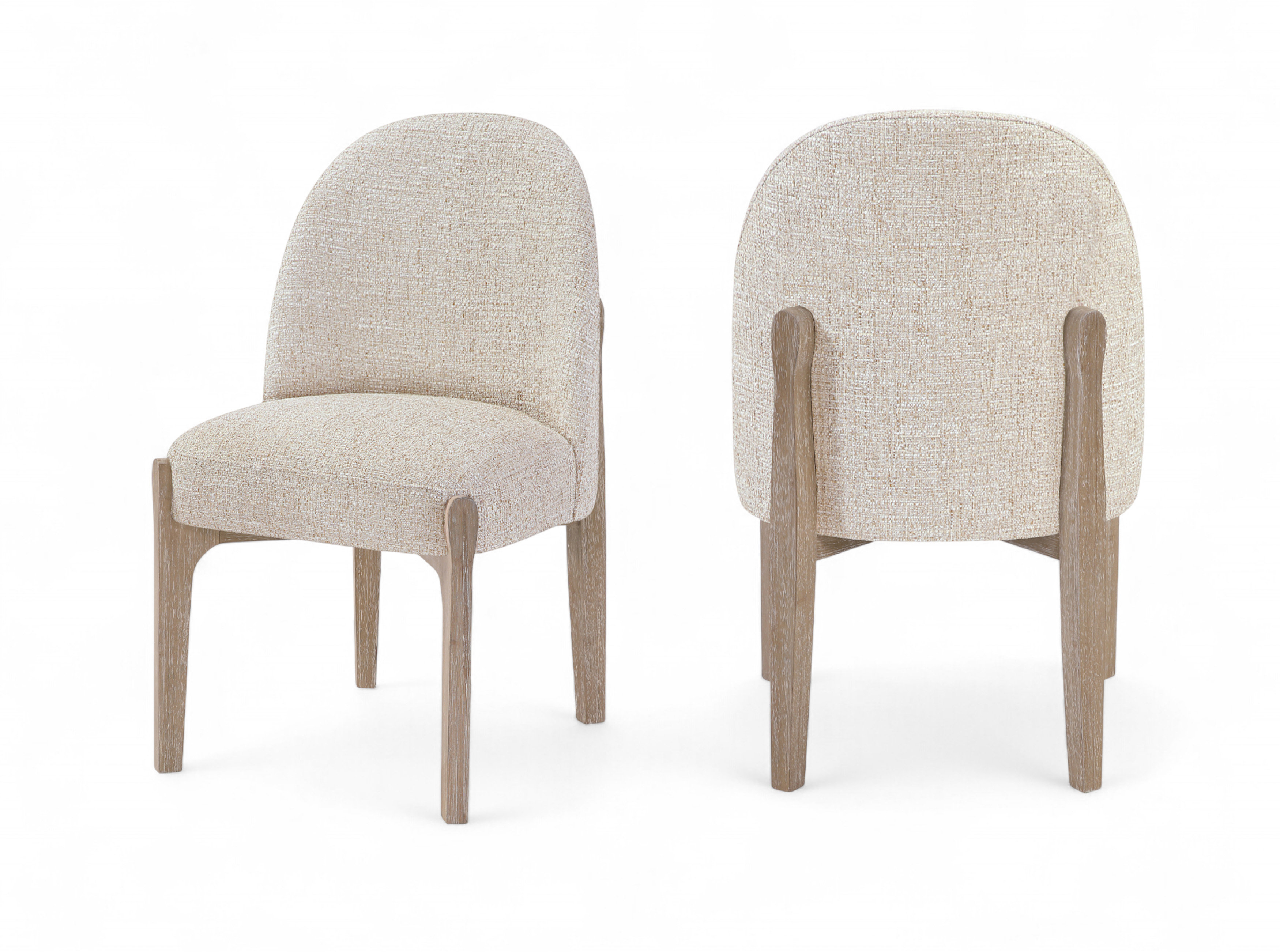 Everly Quinn Maud Fabric Upholstered Dining Chair | Wayfair