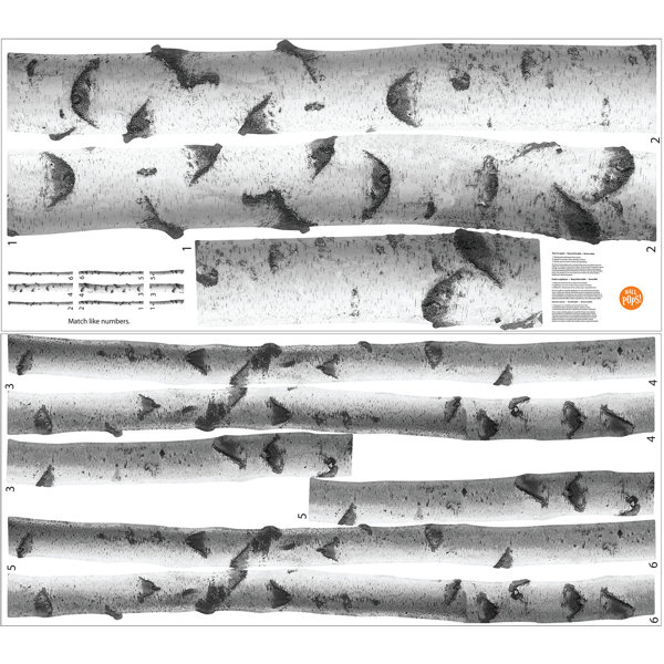 Union Rustic Manzella Trees & Flowers Non-Wall Damaging Wall Decal ...