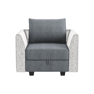 Latitude Run® Modern Middle Seat Module For Modular Sofa Customizable ...