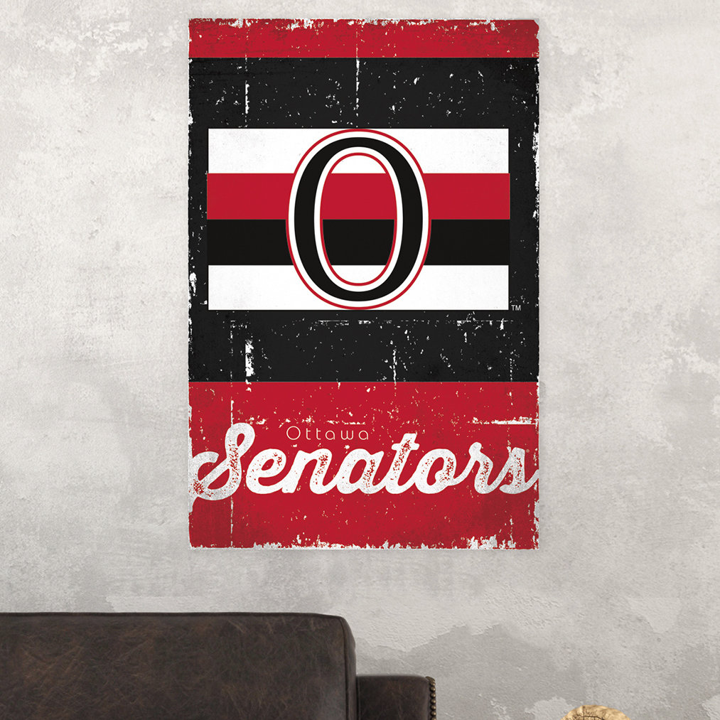 Trends International Ottawa Senators® - Retro Logo Paper Print ...