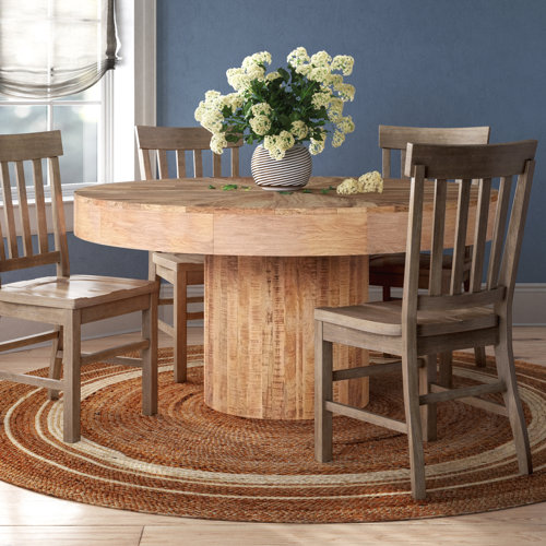 8 + Seat Round Kitchen & Dining Tables You'll Love | Wayfair