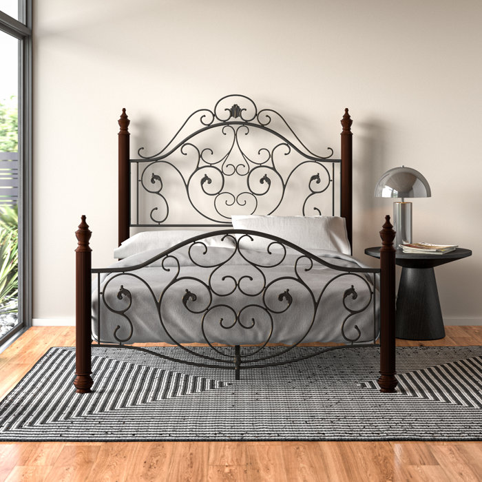 Three Posts™ Mariners Solid Wood Open-Frame Bed & Reviews | Wayfair