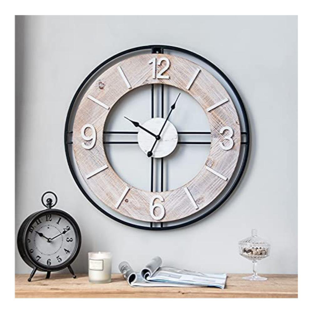 Gracie Oaks Oversized Ollinger 24" Wall Clock | Wayfair