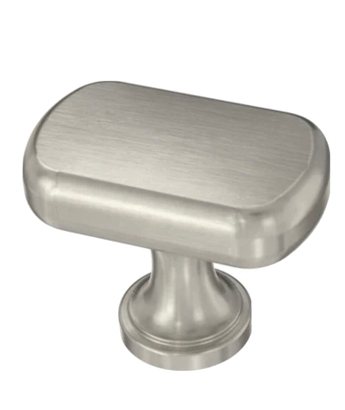 D. Lawless Hardware (5 Pack) 1-5/16 inch Oval Amity Knob Satin Nickel ...