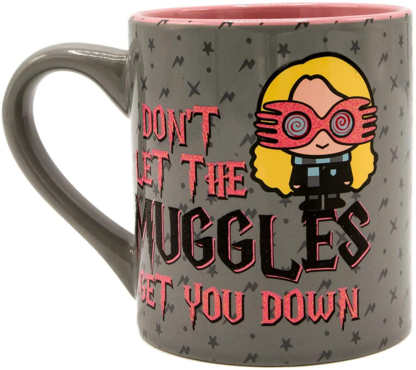 Silver Buffalo Harry Potter Muggles 14Oz Glitter Ceramic Coffee Mug ...