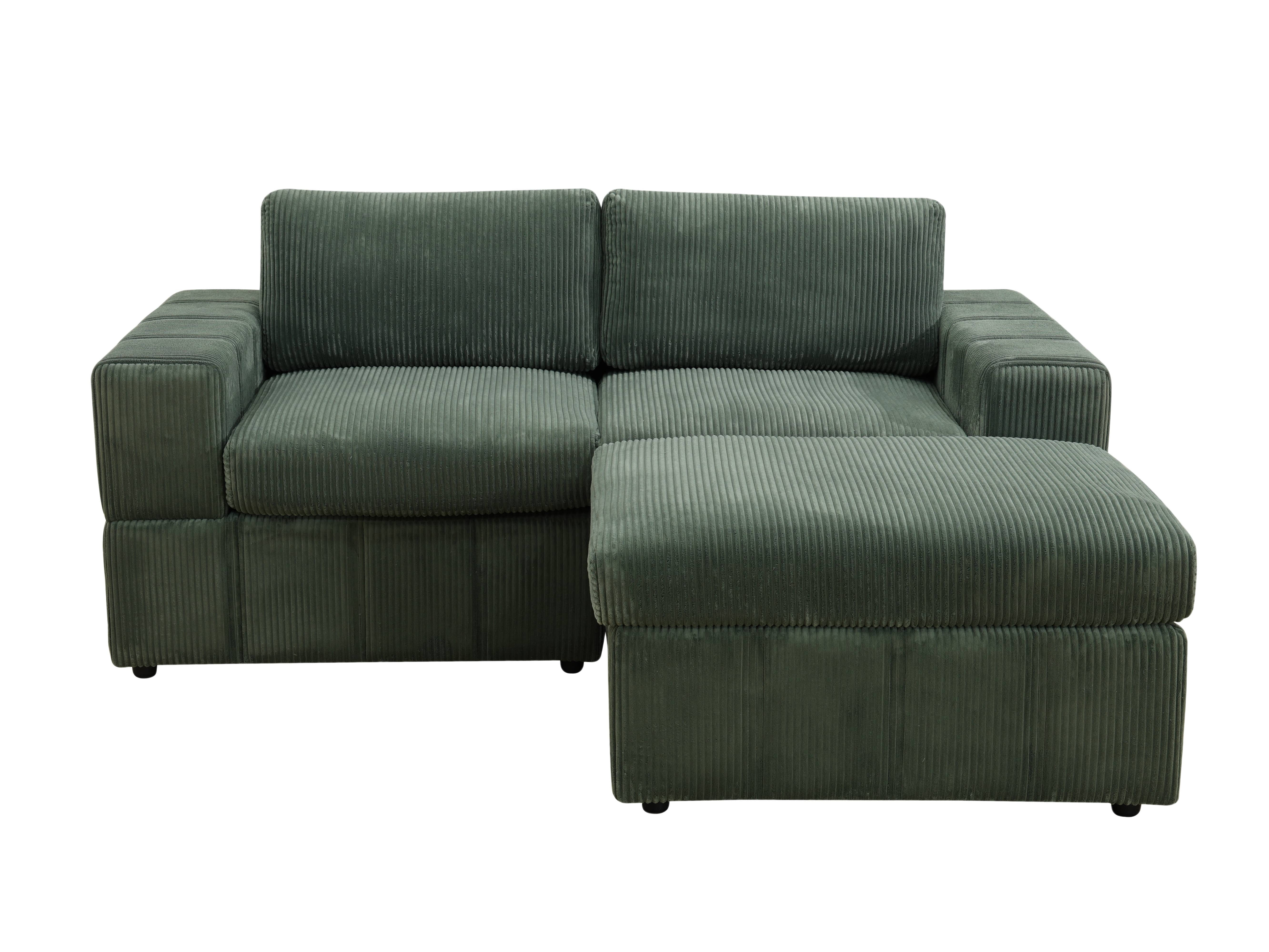 Star Home Living Corp Modular Corduroy Sectional | Wayfair