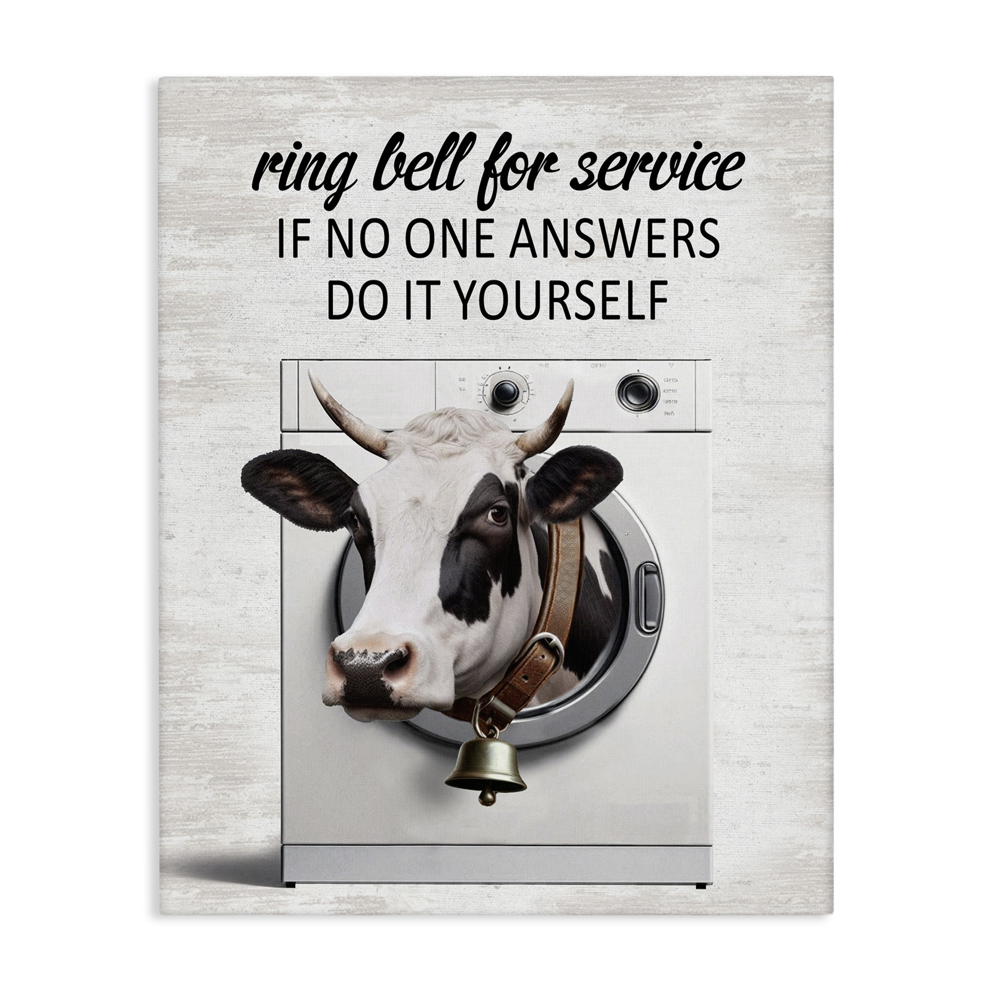 Ophelia & Co. Sassy Cow Laundry Canvas, design by Lettered and Lined ...