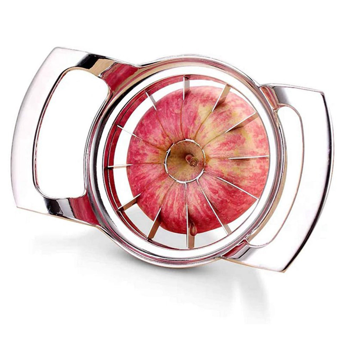 NAOFU Apple Slicer 12-blade Extra Large Apple Corer, Stainless Steel ...