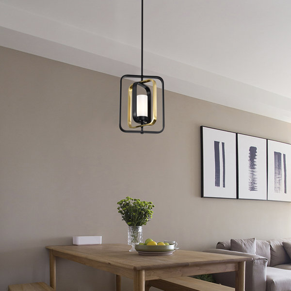 Wrought Studio Janora 1 - Light Square/Rectangle Pendant - Wayfair Canada