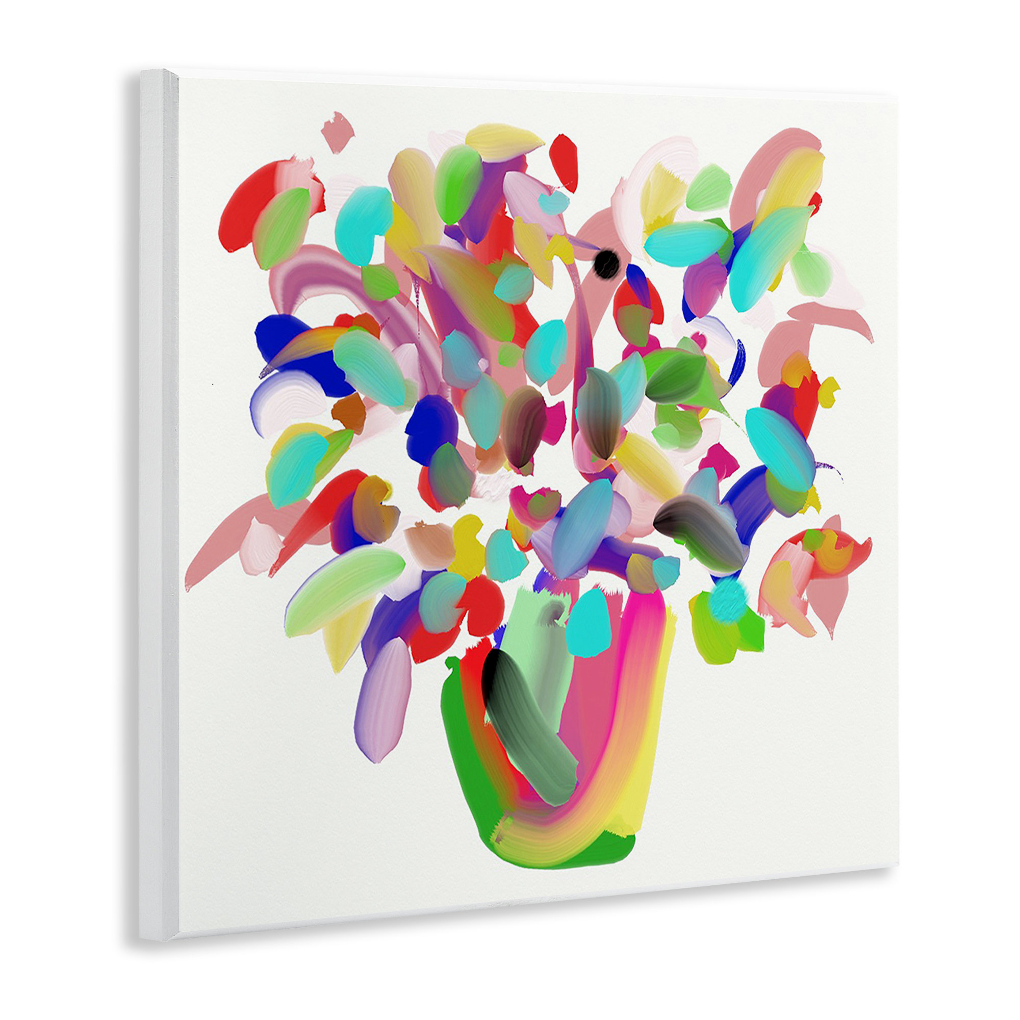 Dakota Fields Mood Flowers Bold Bouquet Wall Plaque Art by Bellasai Art ...