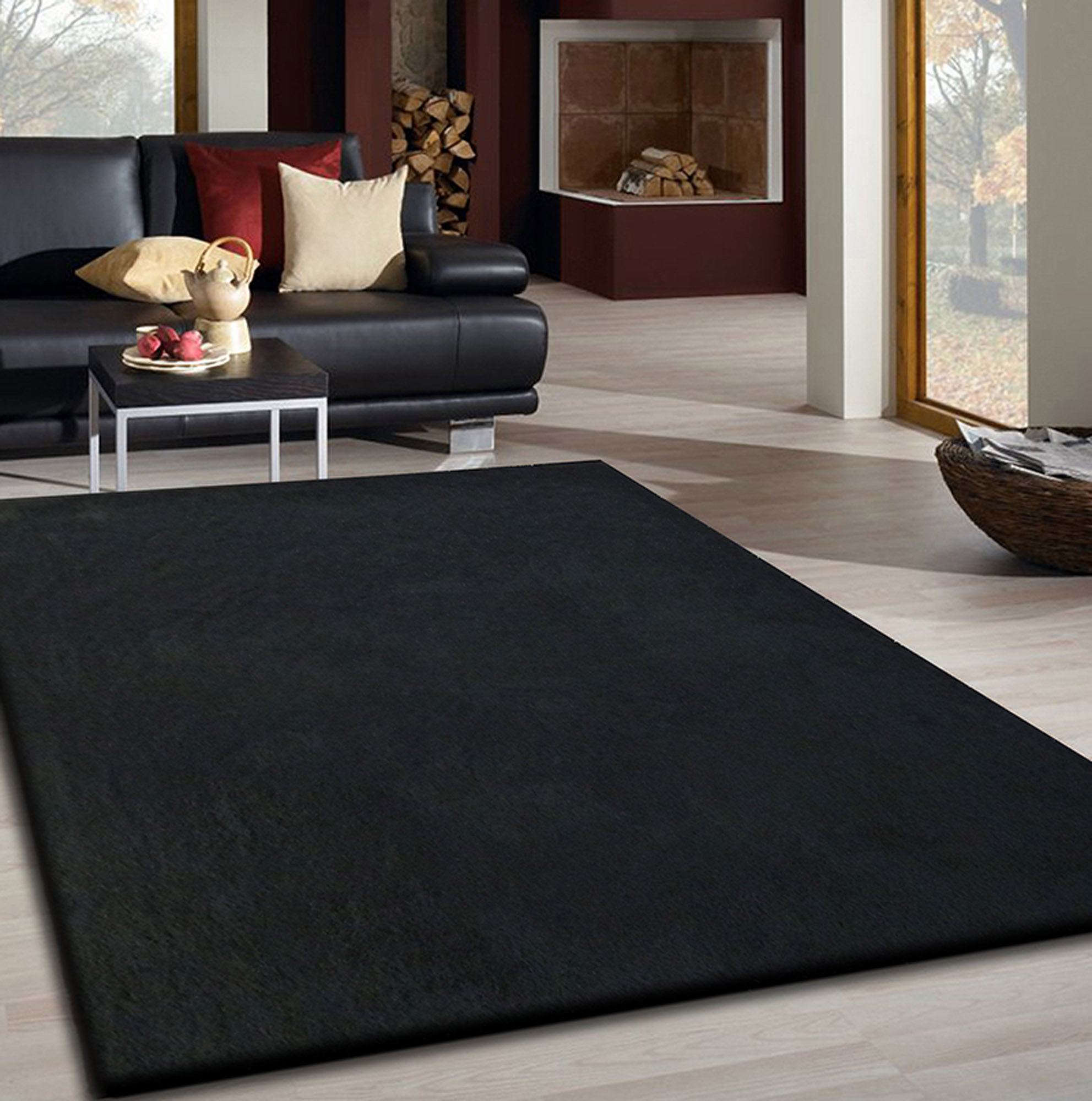 Latitude Run® Fancy Shaggy Hand Tufted Area Rug | Wayfair