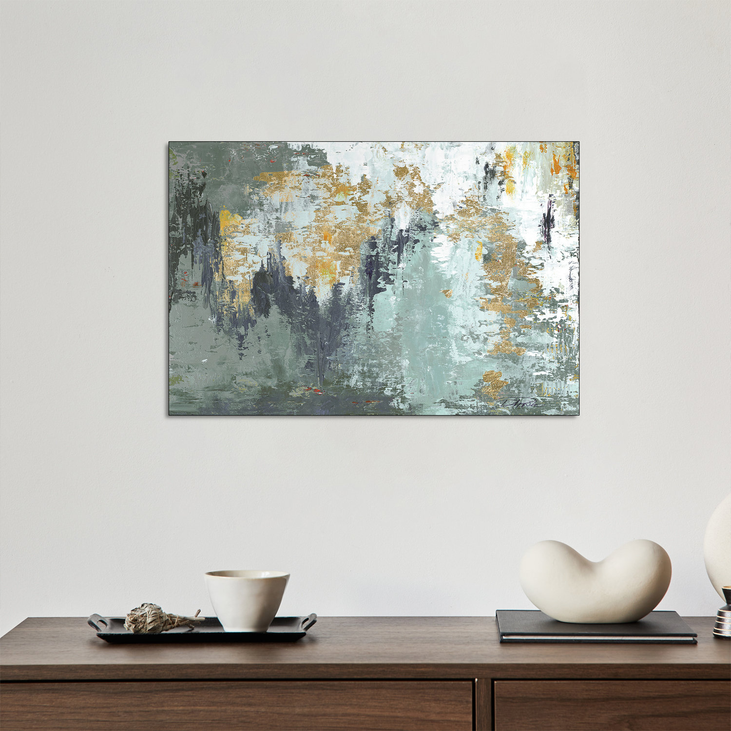 Latitude Run® Steelpix Metal Canvas - Gold Magic By Patricia Pinto Wall ...