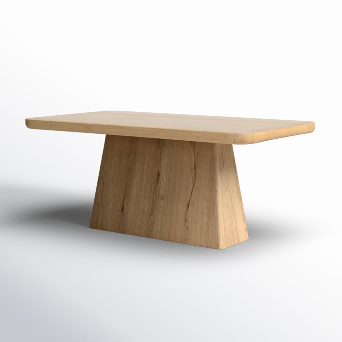 Joss & Main Lowell Solid Wood Base Dining Table & Reviews | Wayfair