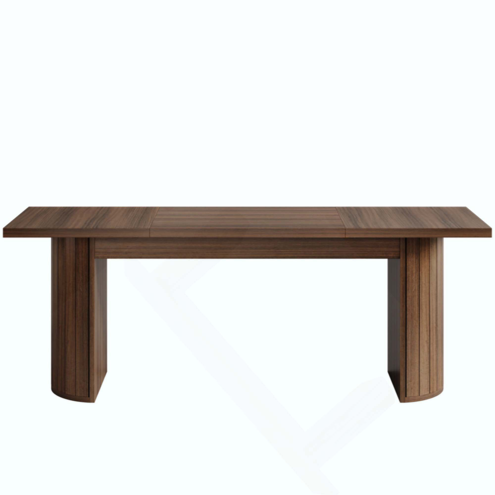 George Oliver Farmhouse Wood Extra Long Dining Table With Dual Base For ...