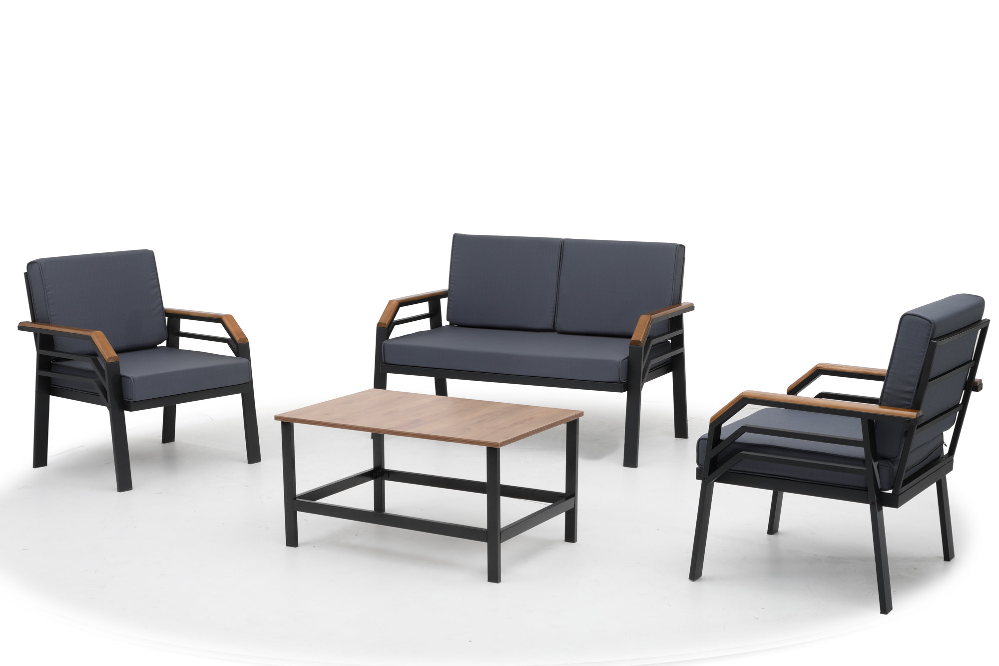 Ebern Designs Trilbie Outdoor Seating Group with Cushions | Wayfair