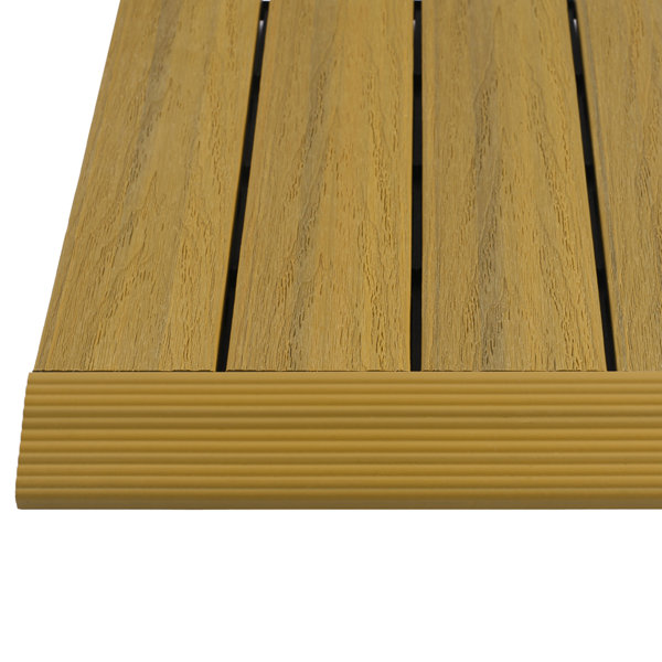 NewTechWood 12" x 2" Composite Interlocking Deck Side Trim | Wayfair