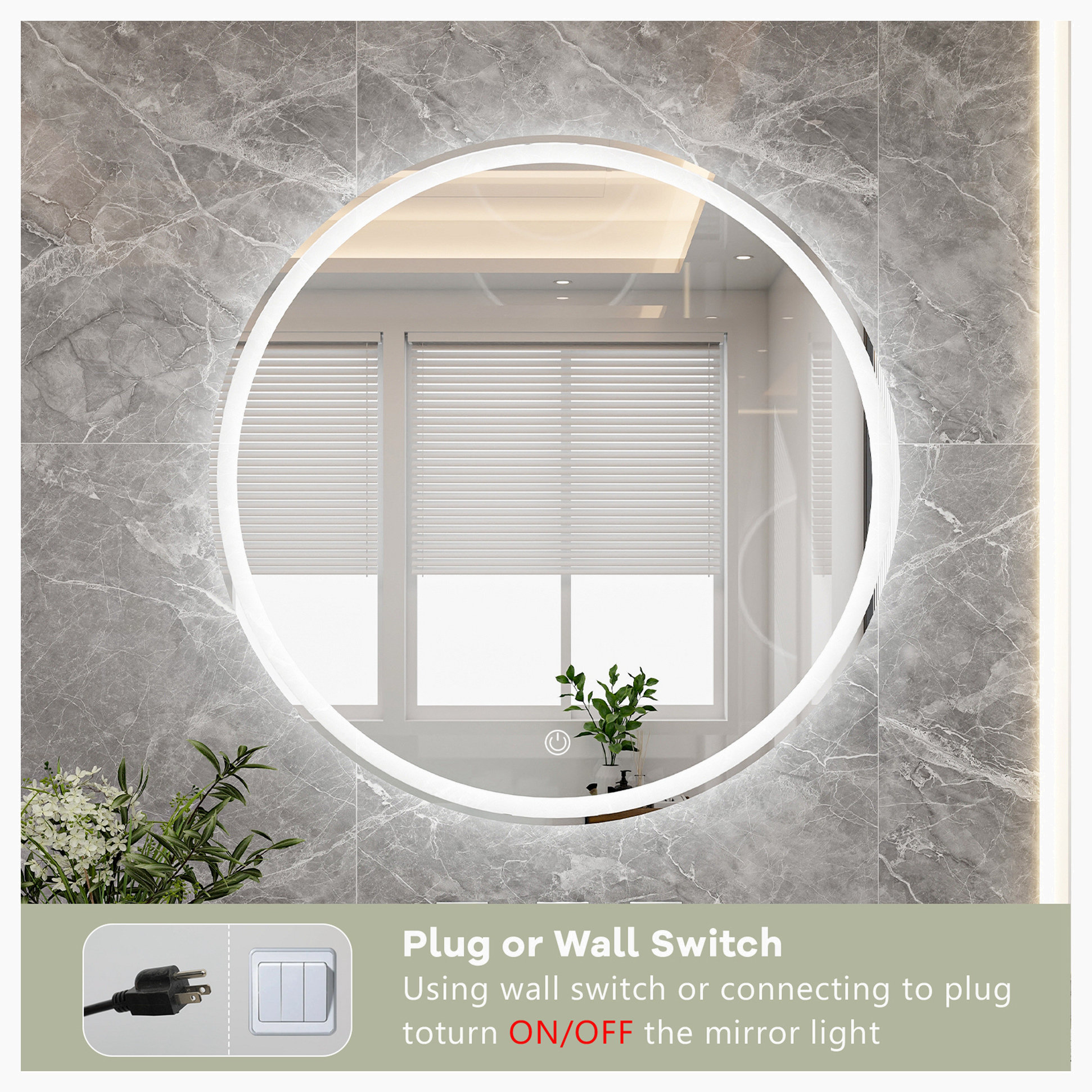 Wrought Studio™ Keivan Metal Round Mirror | Wayfair