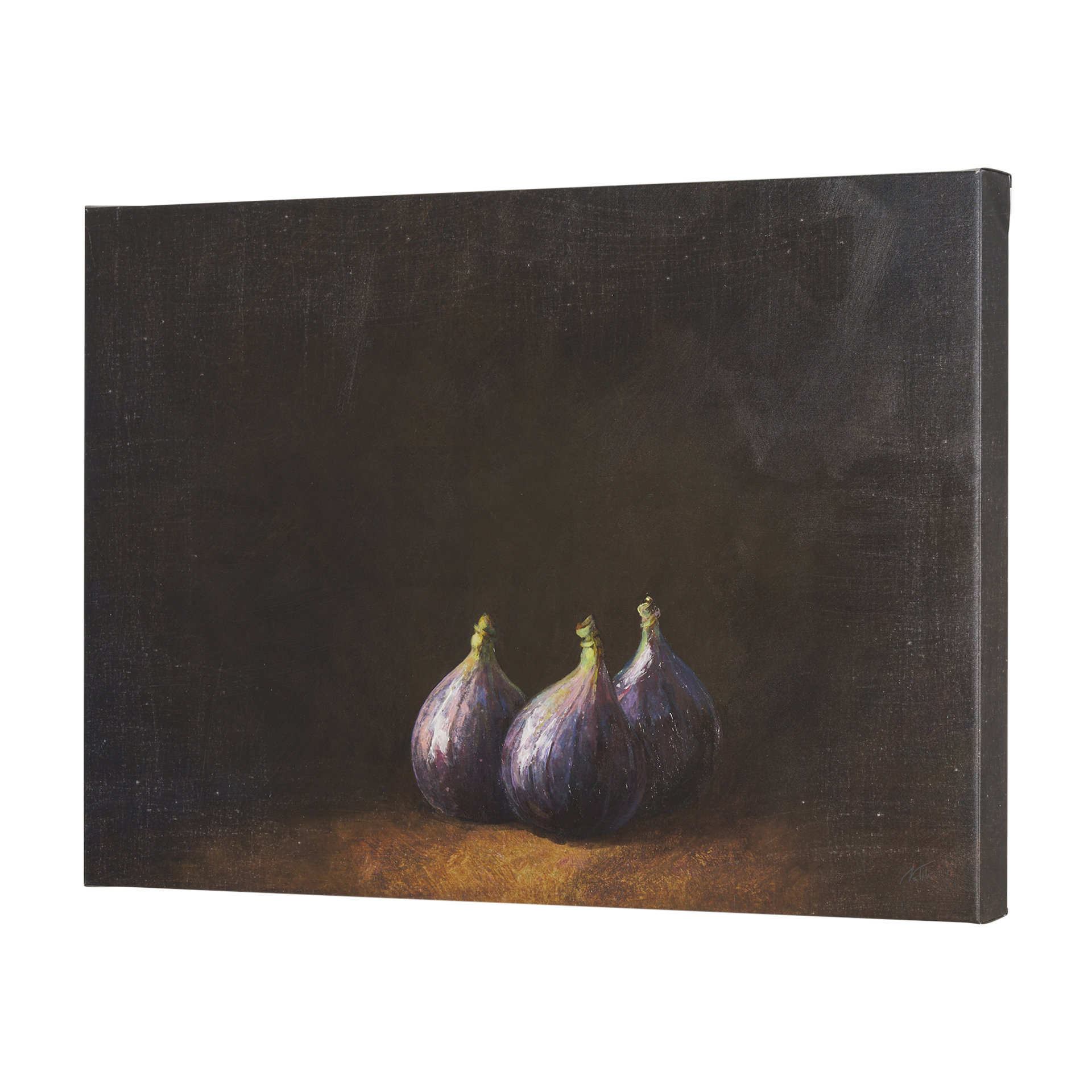 Mercana Lonely Figs By Mercana Studio A Hand Embelished Textured Canvas ...