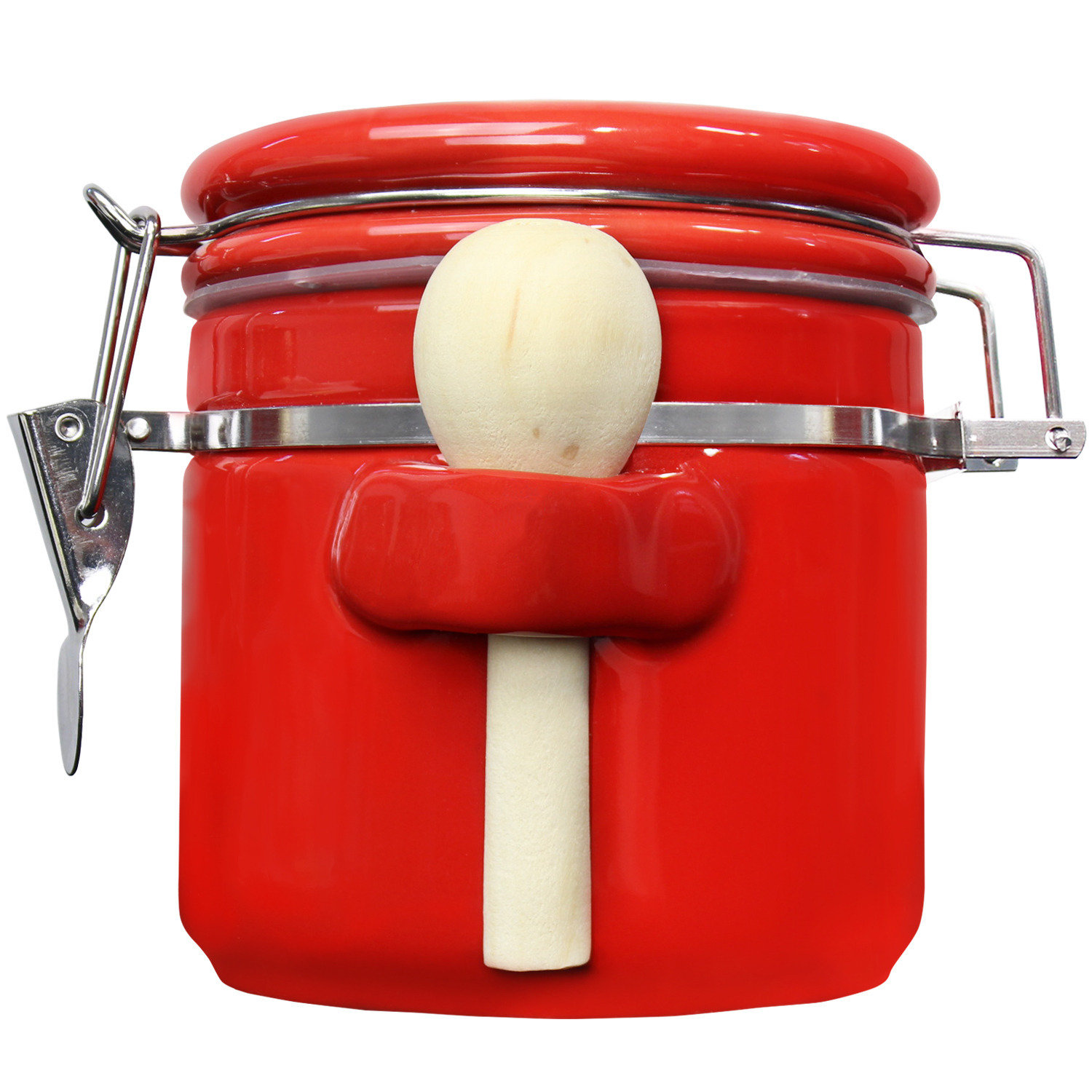 Prep & Savour Ceramic Airtight Kitchen Canister & Reviews | Wayfair