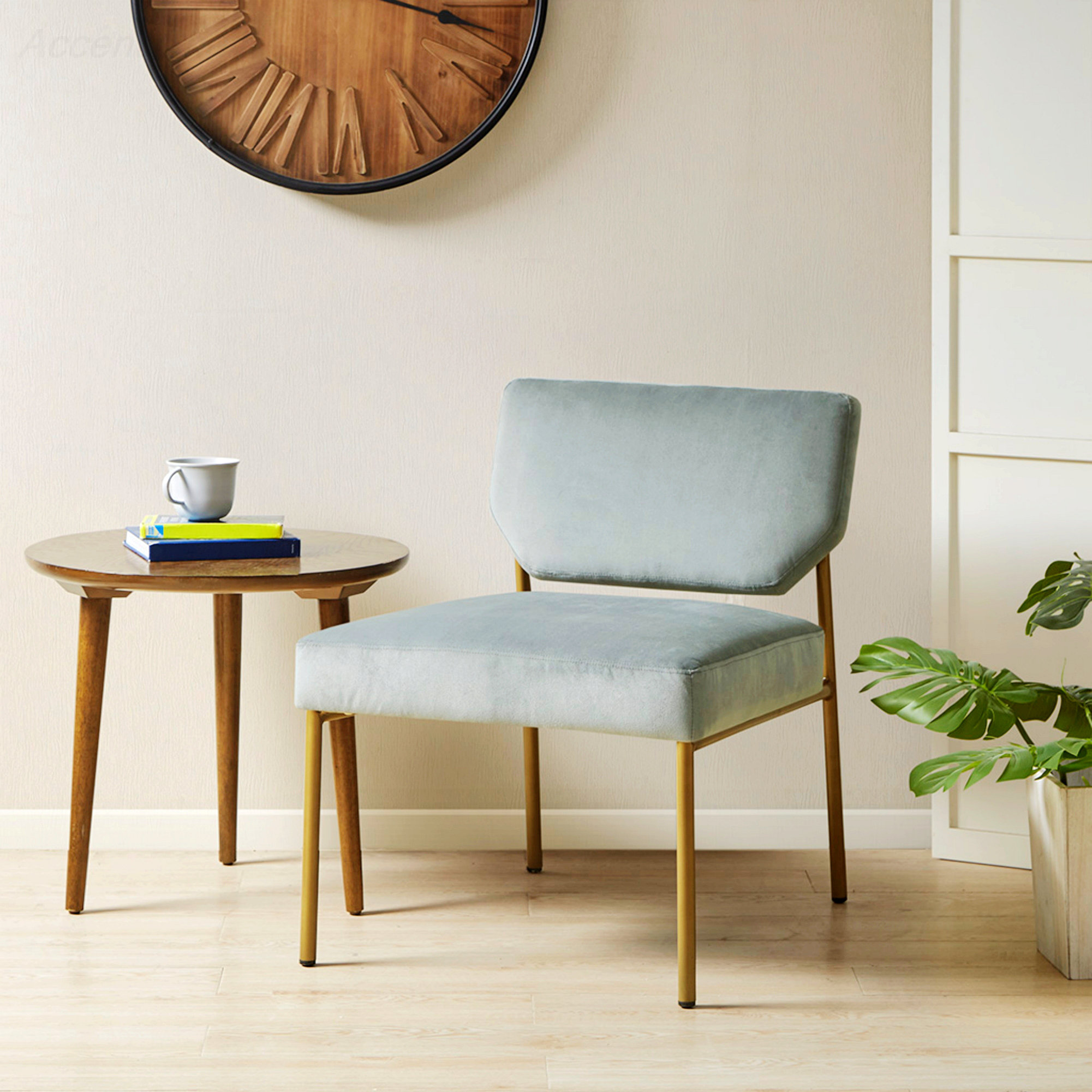 Mercer41 Accent Chair, Low-Slung Profile Accent Chair - Wayfair Canada