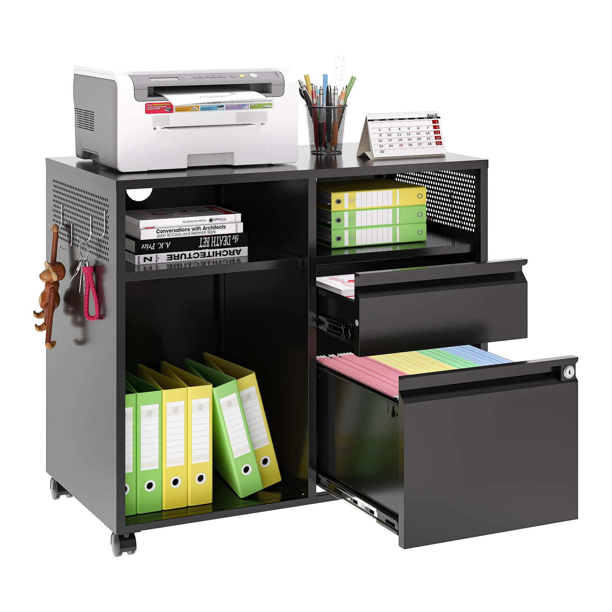 Wendes Kem 2 Drawer Storage Drawer | Wayfair