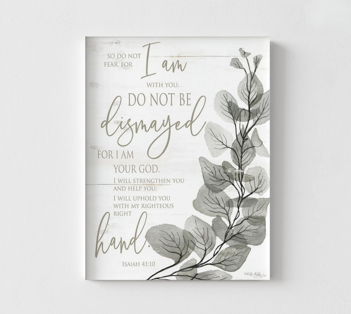 WeFrameArt So Do Not Fear By Cindy Jacobs, Isaiah 41:10 Poster, Framed ...