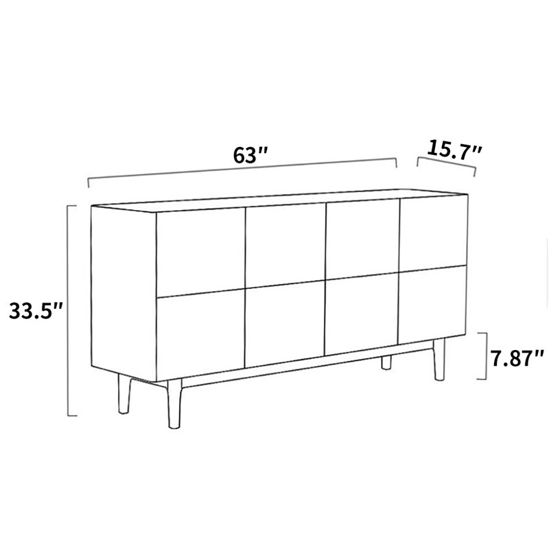 Ruthber Solutions Nordic sideboard Modern simple locker | Wayfair