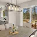 Gracie Oaks Elutheria 4 - Light Black Kitchen Island Pendant & Reviews ...