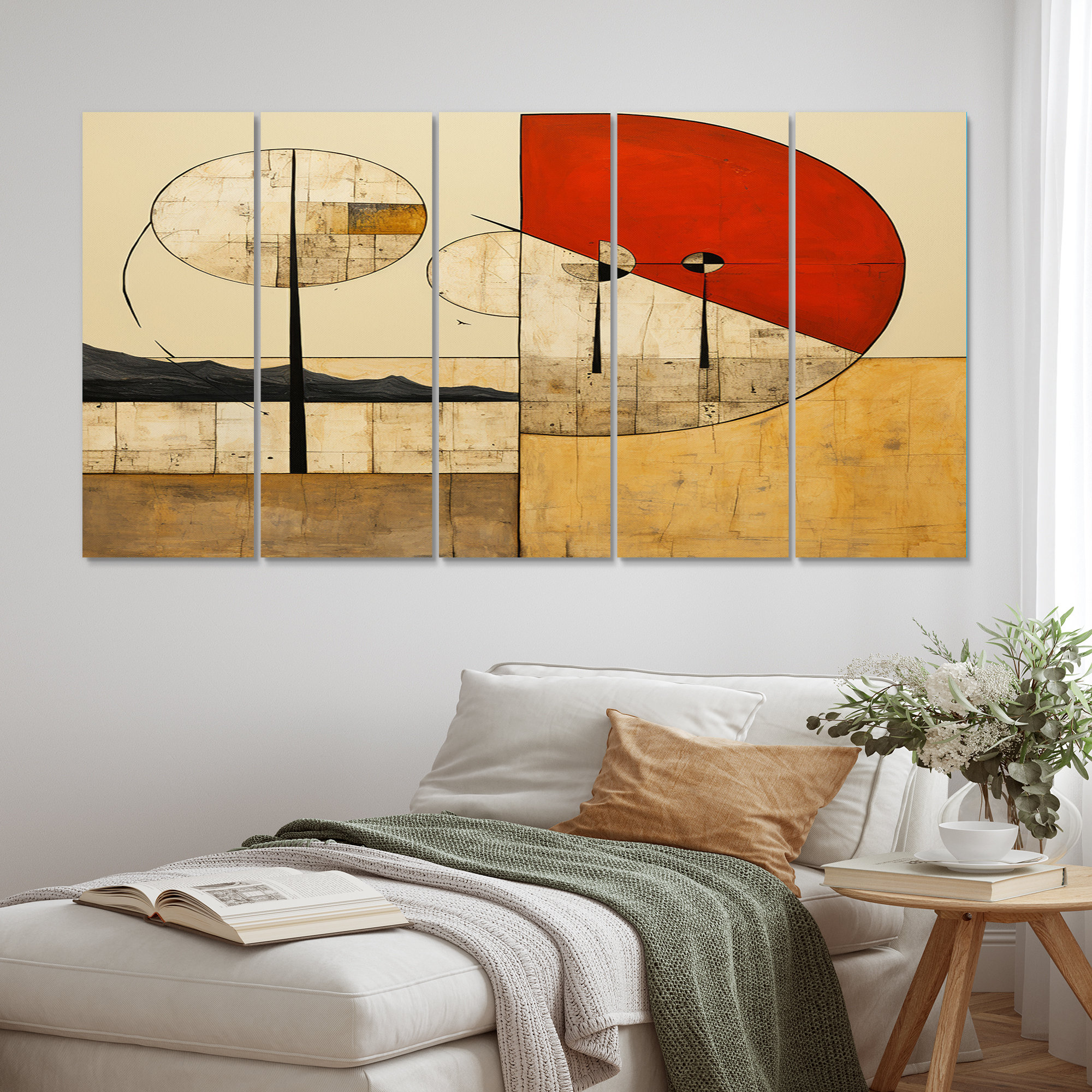 Wrought Studio™ Time Capsule Vintage Illustration - 5 Piece Wrapped ...