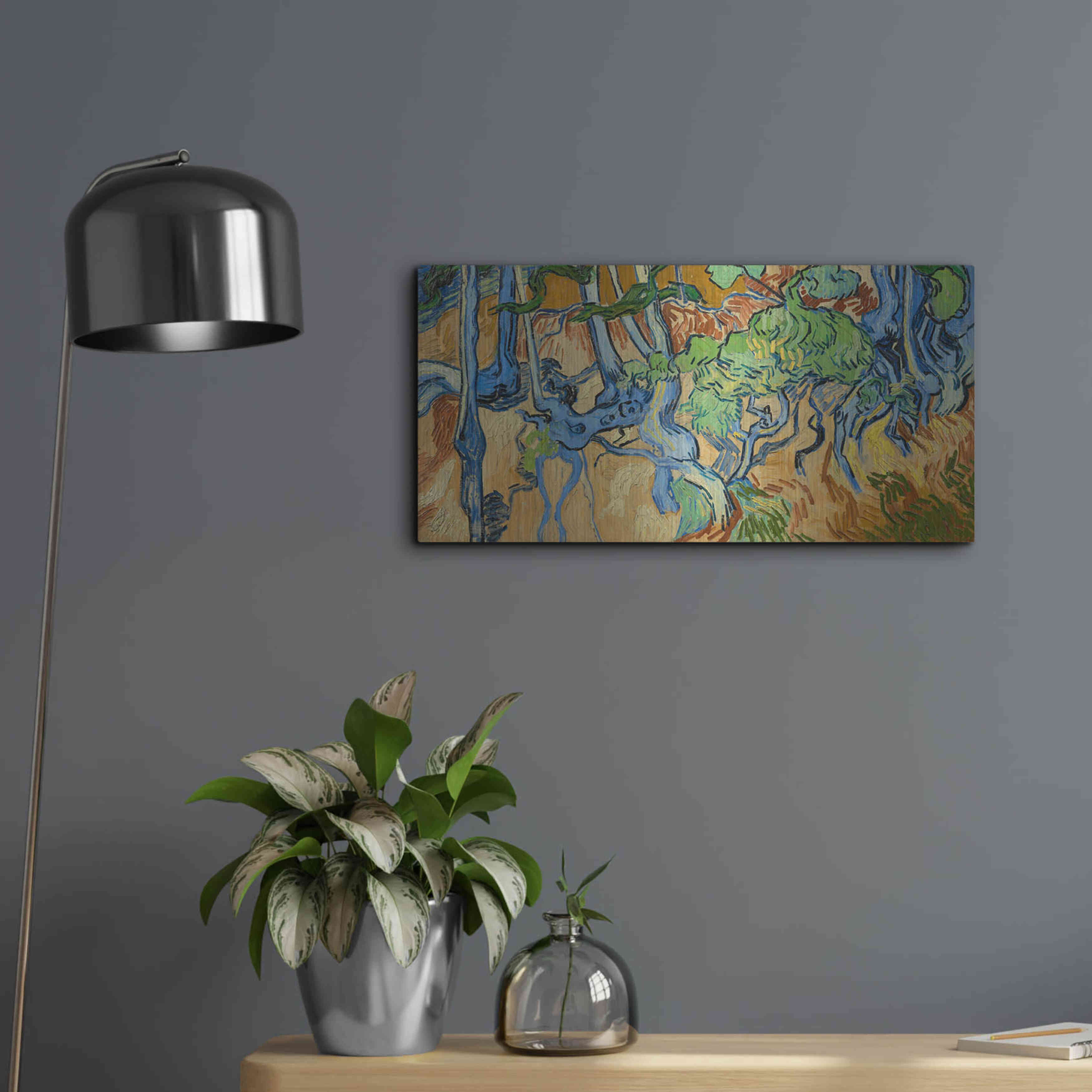 Lark Manor™ Tree Roots' by Vincent Van Gogh, Metal Wall Art | Wayfair