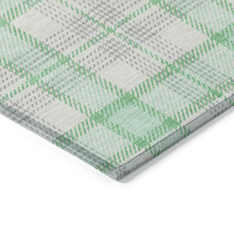 HomeRoots Rectangle Machine Woven Area Rug | Wayfair