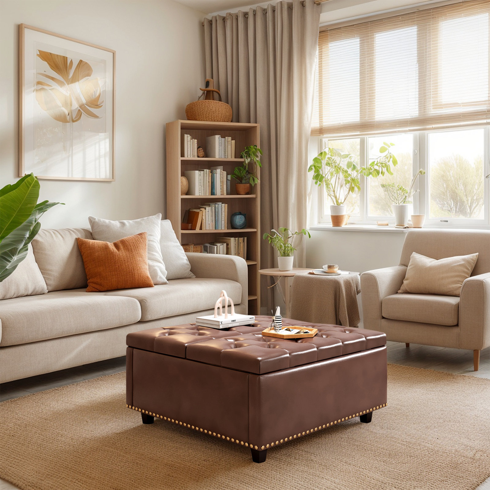 coffee table upholstered