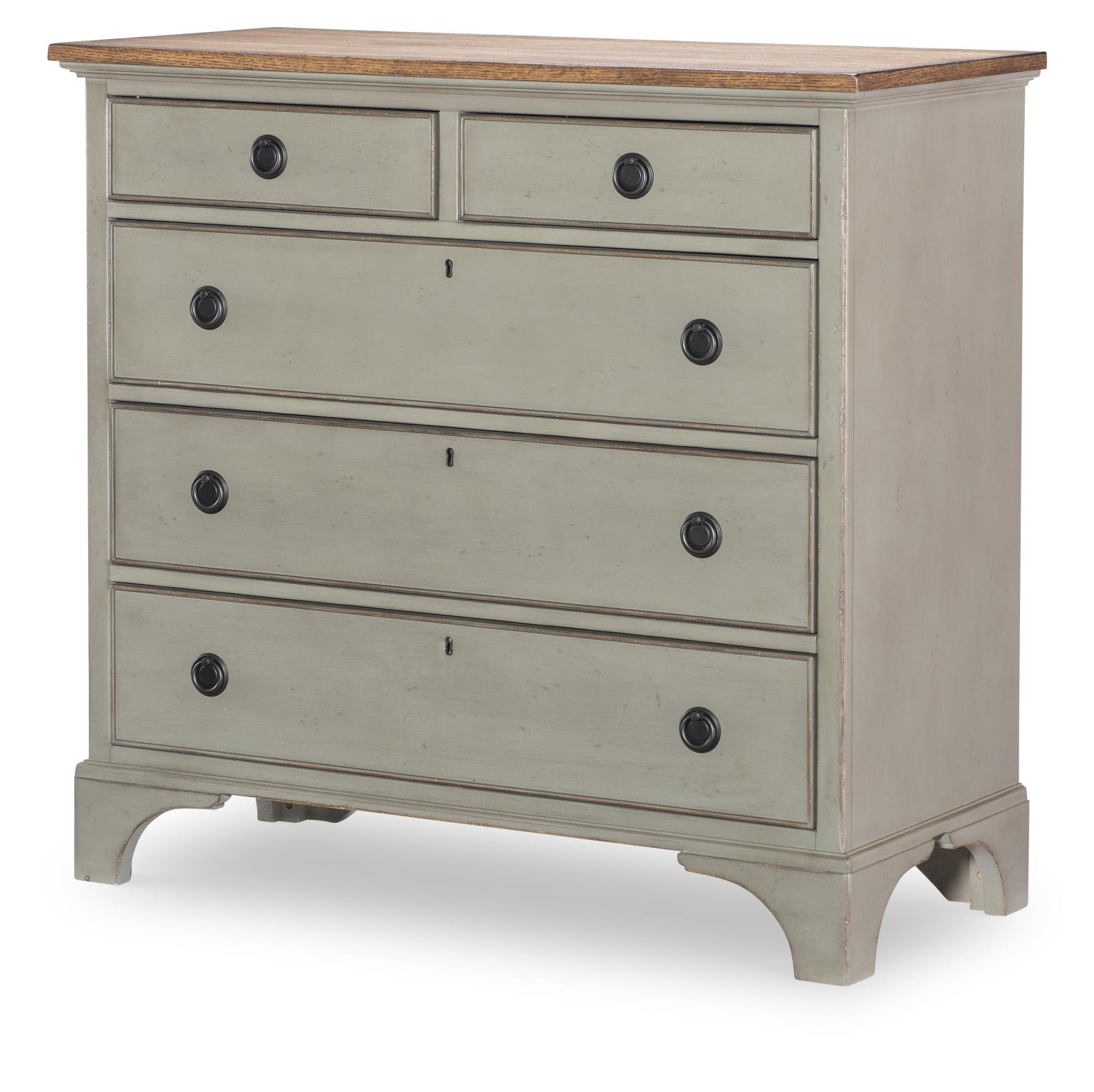 Country Living Home Collection Vintage Market Accent Chest (5 Drawers ...