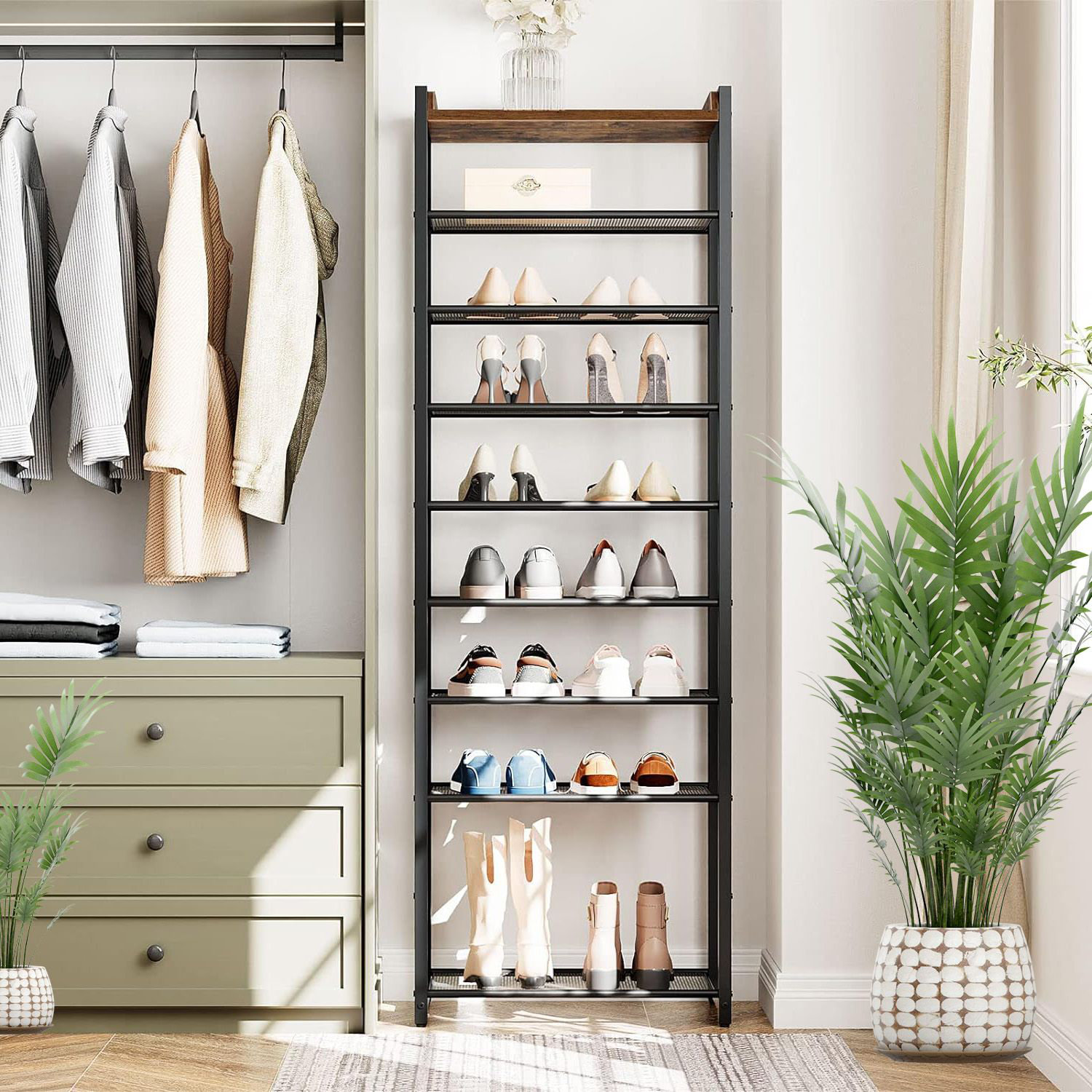 17 Stories 20 Pair Shoe Rack | Wayfair