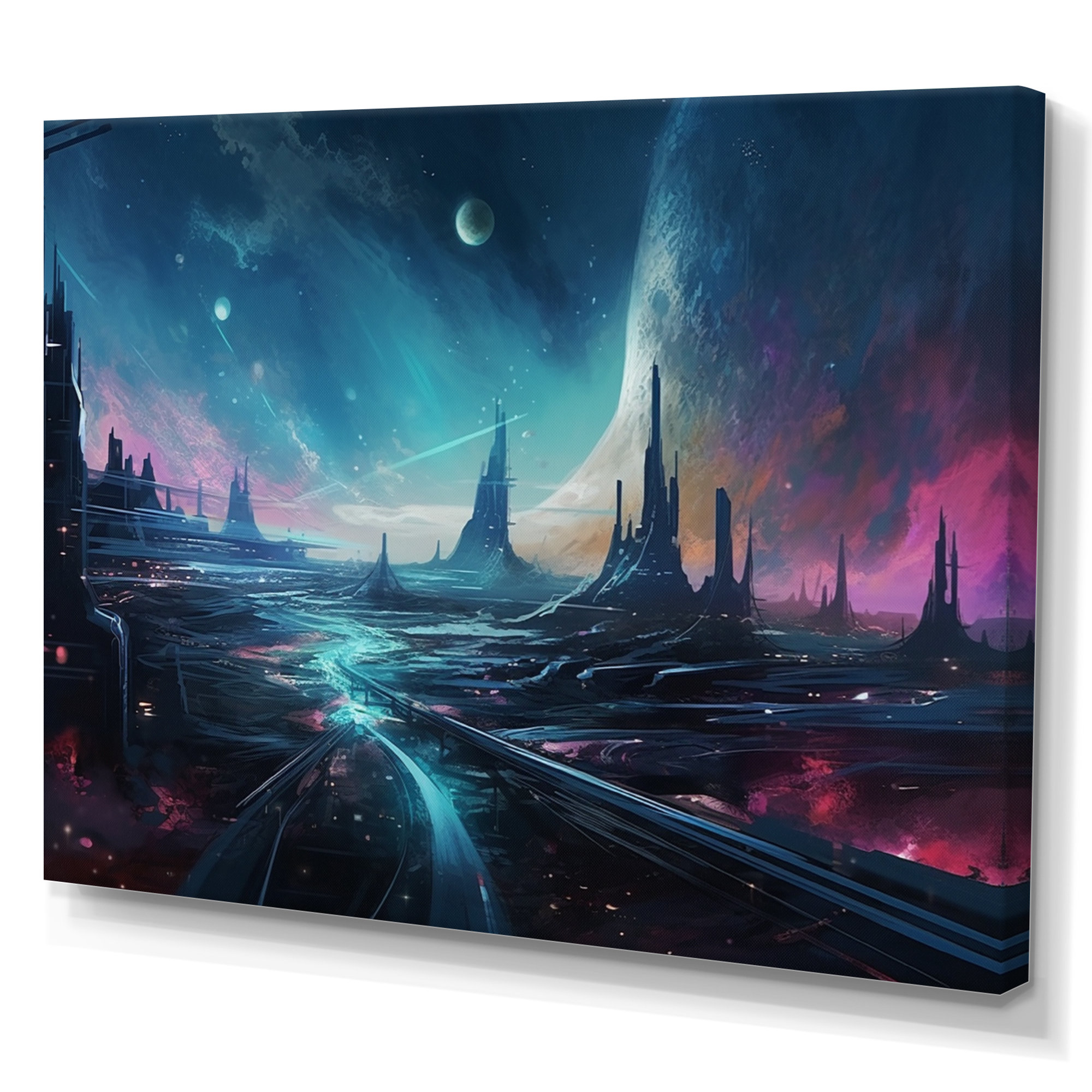 Red Barrel Studio® Imagine Space III On Canvas Print | Wayfair