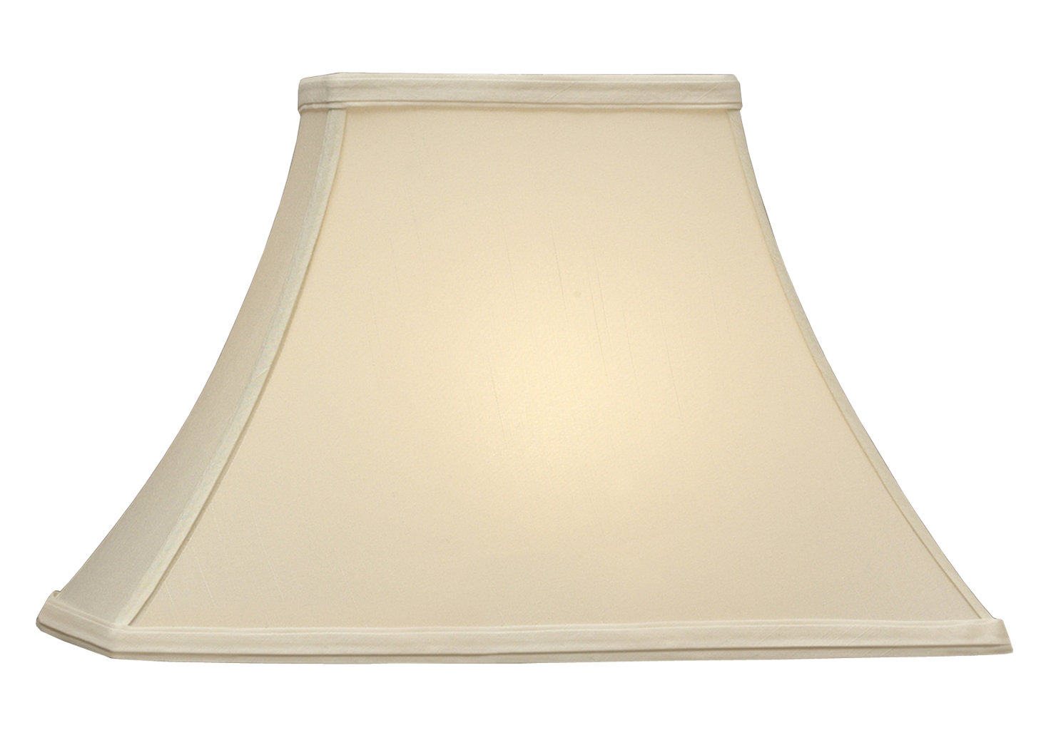 Medallion Lighting 9.5" H x 9" W Silk/Shantung Rectangular Lamp Shade ...