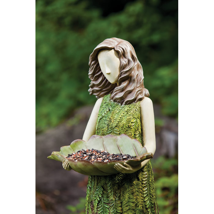 Winston Porter Callie Sherwood Fern Decorative Bird Feeder & Reviews ...
