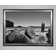Ebern Designs Bolders Of The Seas B N W - Single Picture Frame Art ...